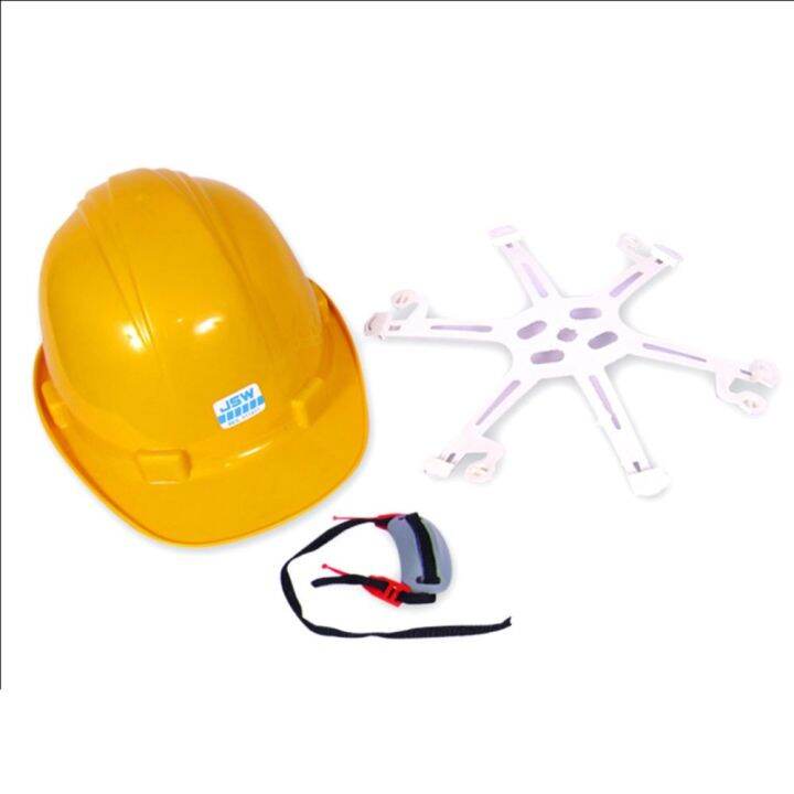 Helm Proyek Topi JSW Kerja Keamanan Safety Helmet Full Set Tali Dagu ...