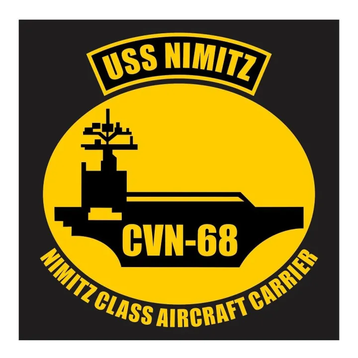 USS Nimitz CVN-68 Cutting Sticker | Lazada Indonesia