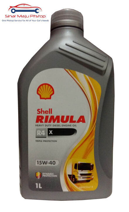 Shell Rimula R4X 15W-40 Oli Mobil Diesel 1 Liter | Lazada Indonesia