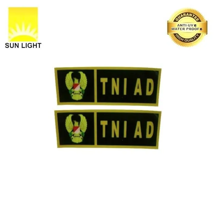 STIKER SIGN PLAT TNI AD | Lazada Indonesia