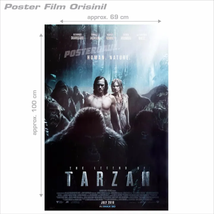 Movie poster: THE LEGEND OF TARZAN - original Indonesian one sheet ...
