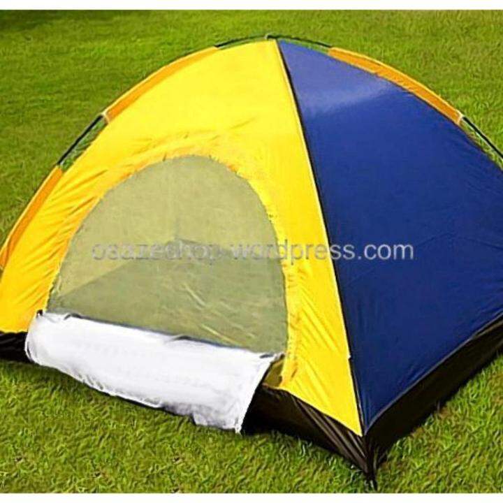 TENDA KEMPING DOME+ALAS 6 ORNG/TENDA CAMPING DOME WATERPROOF/TENDA ...