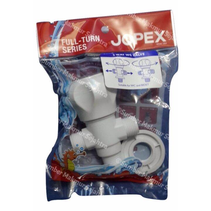 Jopex Kran Air WC Plastik PVC / Keran Kloset Cabang 2 - 2WC 05 | Lazada ...