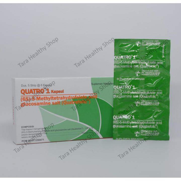 Tropica Mas Quatro 1 mg - 30 Kapsul (Asam Folat Generasi Ke-4. Berguna ...