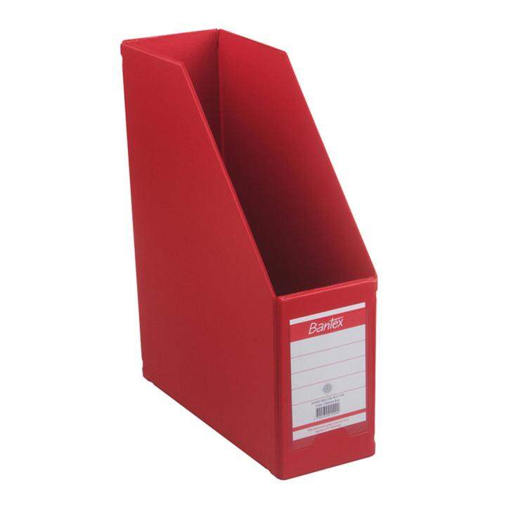 Bantex Magazine File (Box File) 10cm Folio Red #4011 09 | Lazada Indonesia