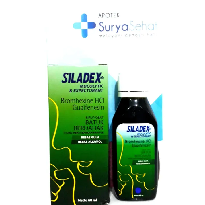 SILADEX Sirup Obat Batuk Berdahak 60 ml Tidak Menyebabkan Kantuk ...