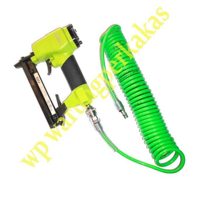 Nankai Air Stapler 422J Paku Tembak Stapler Angin + Selang Recoil hose ...