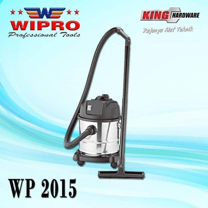 VACUM CLEANER WET & DRY STAINLESS WIPRO 15 L | Lazada Indonesia