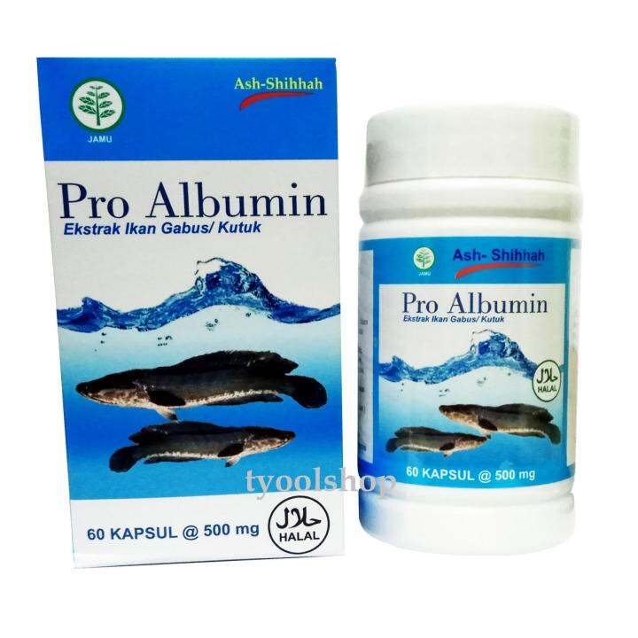 Pro Albumin 100% Ekstrak Ikan Gabus / kutuk - Kapsul Albumin Ikan Gabus ...