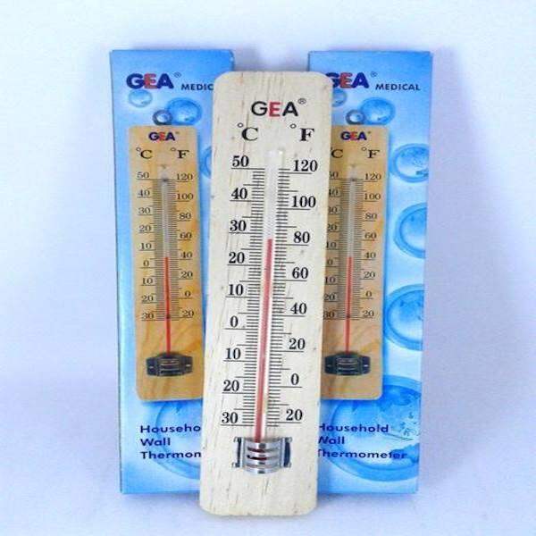 Thermometer Ruangan Kayu Gea/ Alat Pengukur Suhu Ruangan | Lazada Indonesia