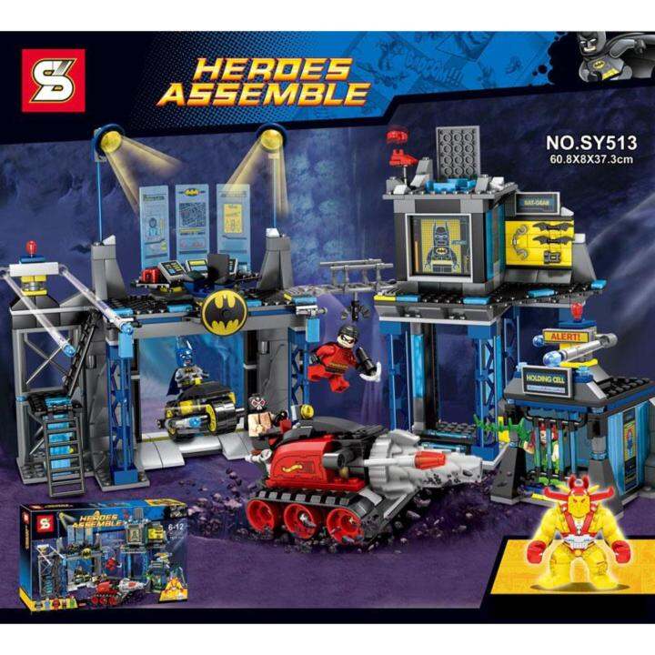 Lego Rumah Batman Batcave Super Heroes Avengers SY 513 SY513 | Lazada ...