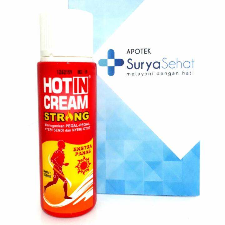 HOT IN CREAM MERAH STRONG 120 ml Pegal - Nyeri Sendi - Nyeri Otot ...