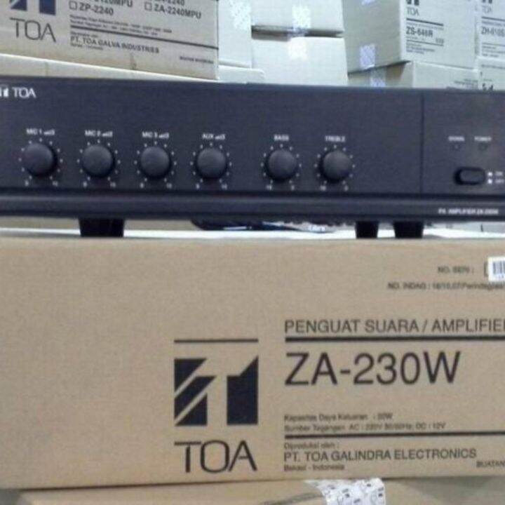 TOA Mixer Amplifier ZA-230W | Lazada Indonesia