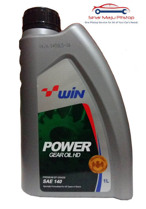 Win Power Gear Oil HD SAE 140 - Oli Gardan Transmisi Manual MTF 1 Liter ...