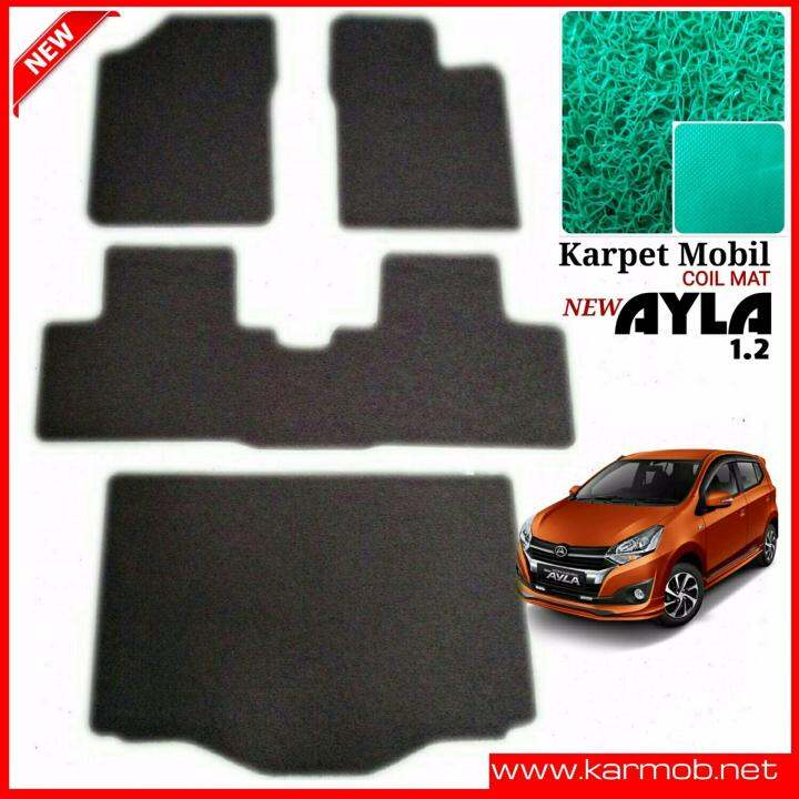 Karpet Mobil New Ayla 1.2 Plus Bagasi - Warna Hijau | Lazada Indonesia