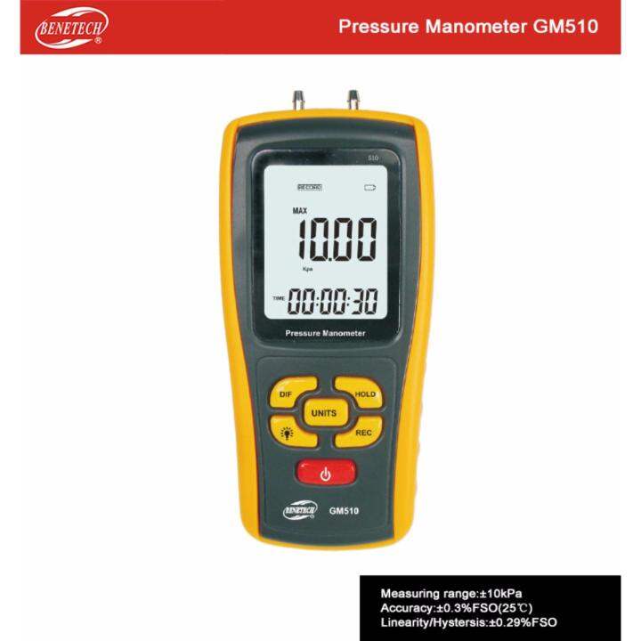 Digital Manometer Pressure Gauge Differential - Ukur Tekanan merk ...
