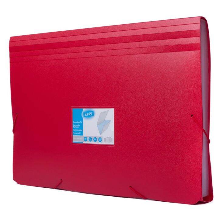Bantex Expanding File Folio Red #3601 09 | Lazada Indonesia