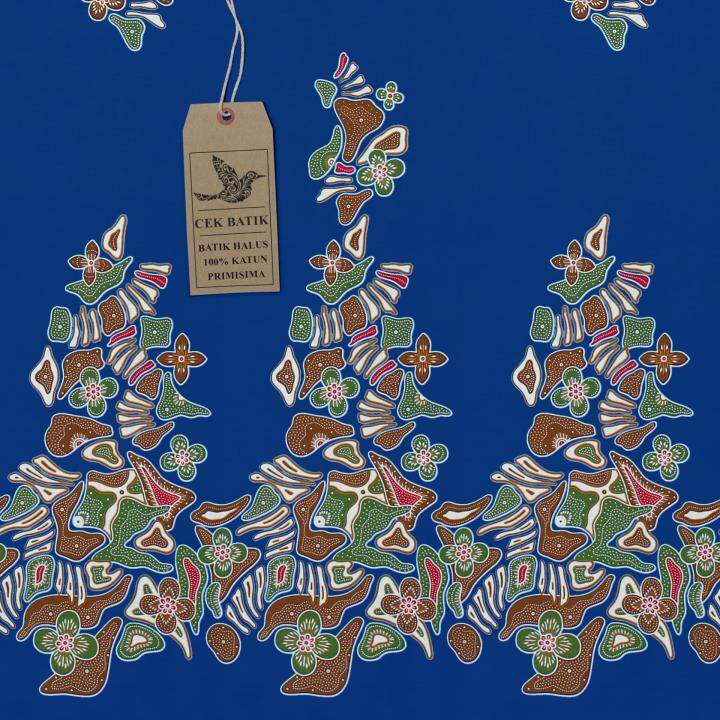 kain batik - Motif Batu Unik (Biru Manis) (Ukuran 2 Meter Lebih ...