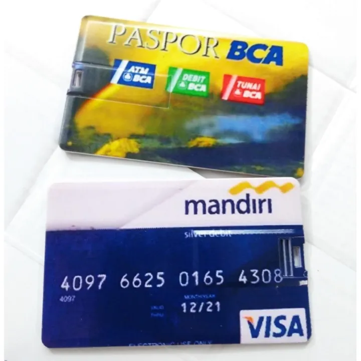 Flashdisk Model Kartu ATM Bank Mandiri dan BCA 8Gb | Lazada Indonesia