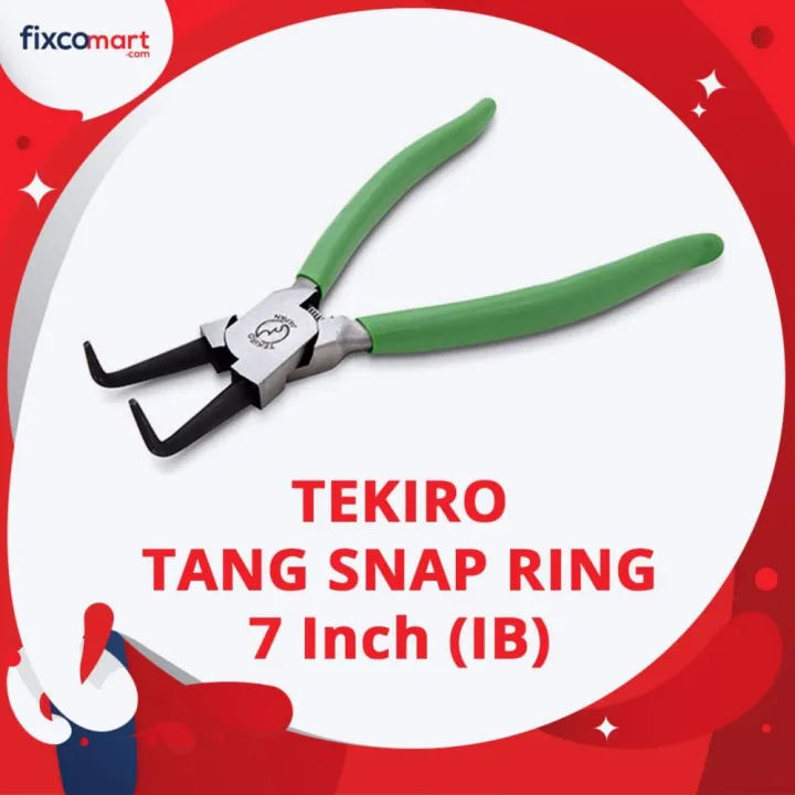 Tekiro Tang Snap Ring IB 7 Inch / Snap Ring Buka Bengkok | Lazada Indonesia