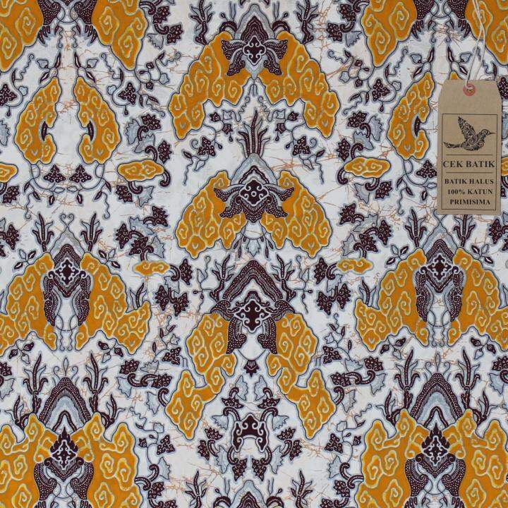 kain batik - Motif Megamendung Modifikasi (Kuning) (Ukuran 2 Meter ...