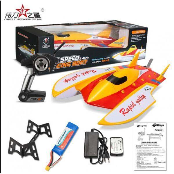 WL913 WL 913 Brushless Boat High Speed Racing RC Boat | Lazada Indonesia