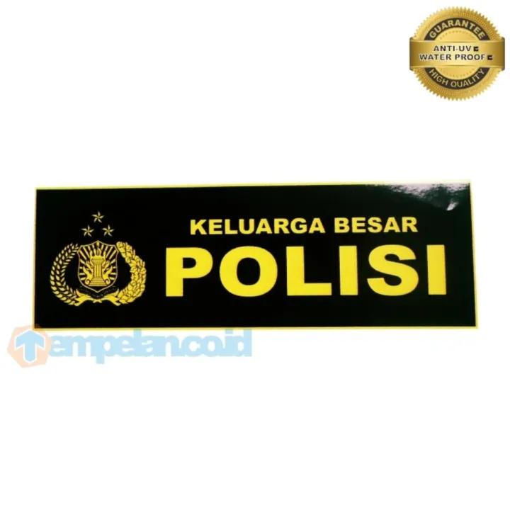 STIKER KELUARGA BESAR POLISI / POLRI | Lazada Indonesia