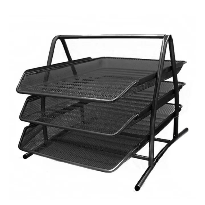 3 SUSUN RAK LACI SURAT ARSIP BUKU DOKUMEN BESI TRAY TERAI TERAY TRAI ...