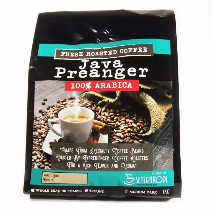 Sentra Kopi - Java Preanger Arabica 1KG - Bubuk / Biji - Premium Kopi ...