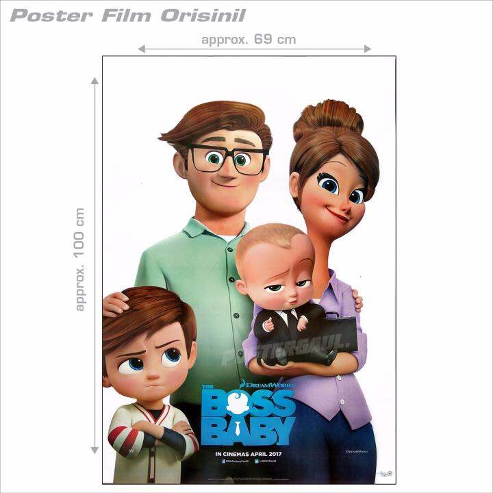 Movie Poster: BOSS BABY - original Indonesian one sheet 69 x 100 cm ...