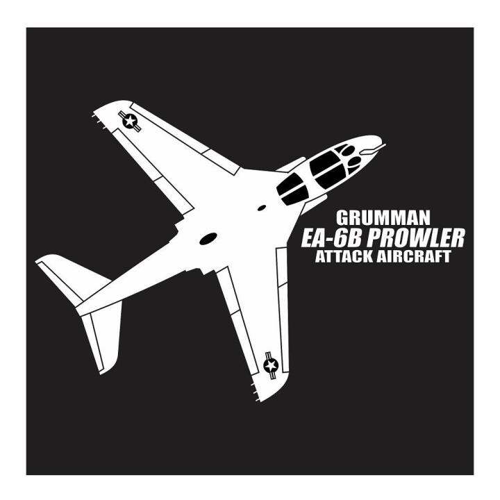 Grumman EA-6B Prowler Electronic Warfare Aircraft Cutting Sticker ...