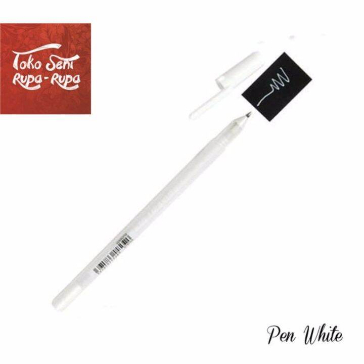 Pulpen Putih - Pena Putih - Pena Tinta Putih - Pulpen tinta Putih ...