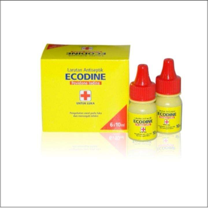 Ecodine 10 ml pak isi 6 btl | Lazada Indonesia