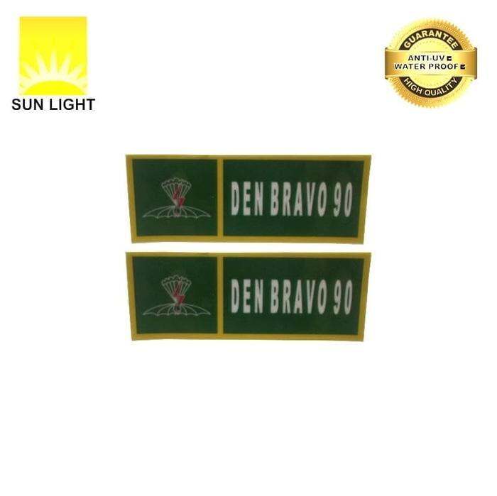 STIKER SIGN PLAT DEN BRAVO 90 | Lazada Indonesia