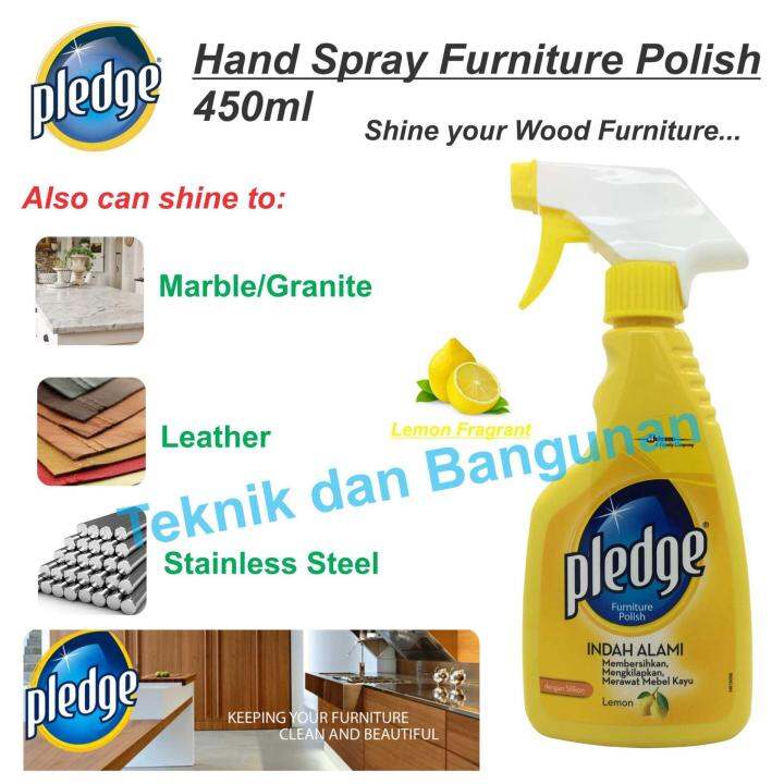 Pledge Furniture Polish Hand Spray 450ml | Lazada Indonesia