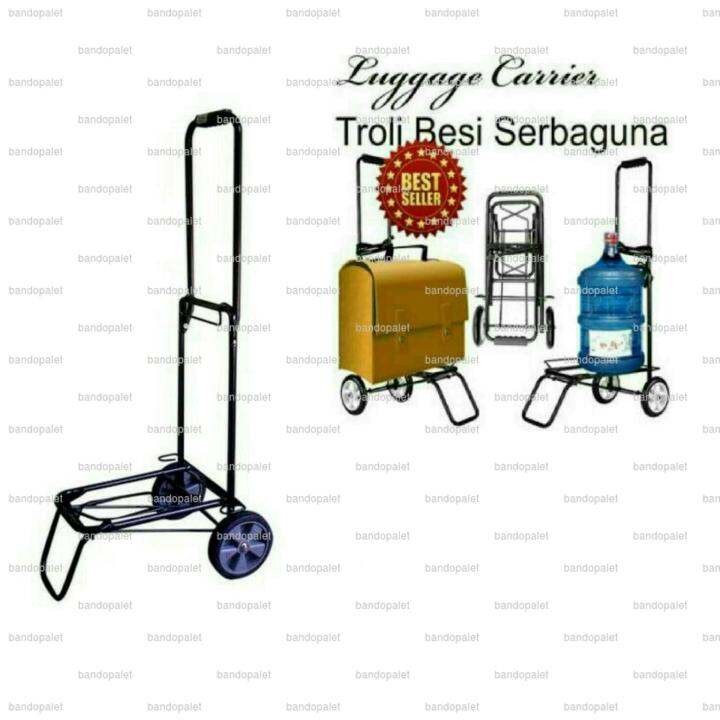 Besi Troly Troley Troli Trolley Lipat Pengangkat Barang Aqua Galon ...