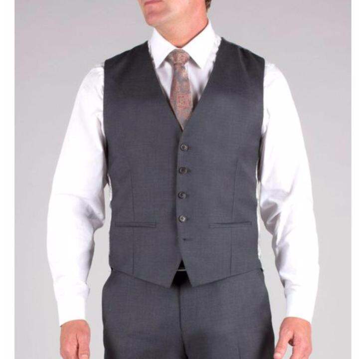 Jas Cowok - Vest Pria Exclusive Abu-Abu | Lazada Indonesia