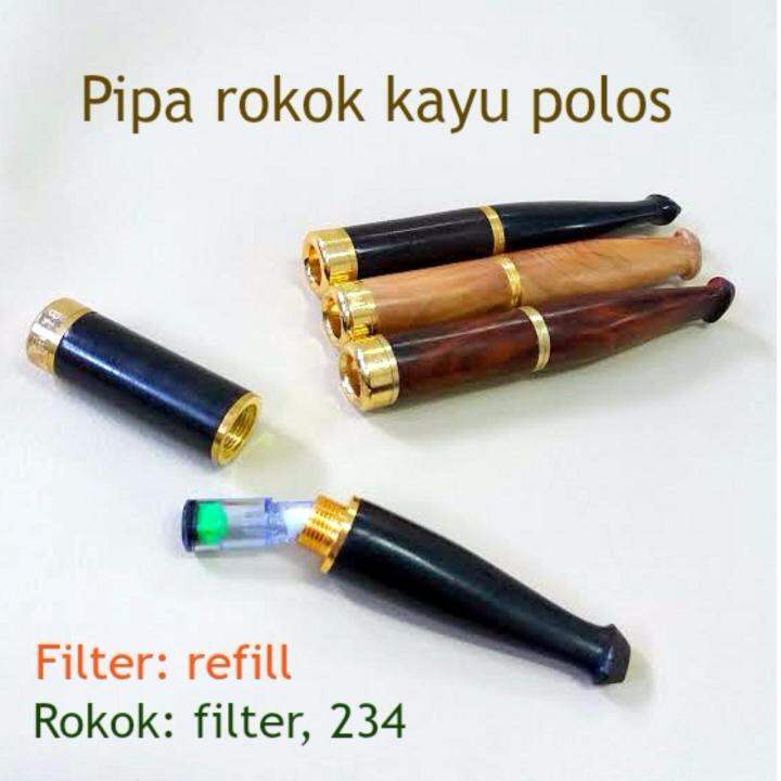 PIPA ROKOK KAYU FILTER | Lazada Indonesia