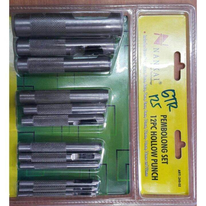 Plong Set 12pcs Nankai / Pembolong / Hollow Punch 12 pcs | Lazada Indonesia