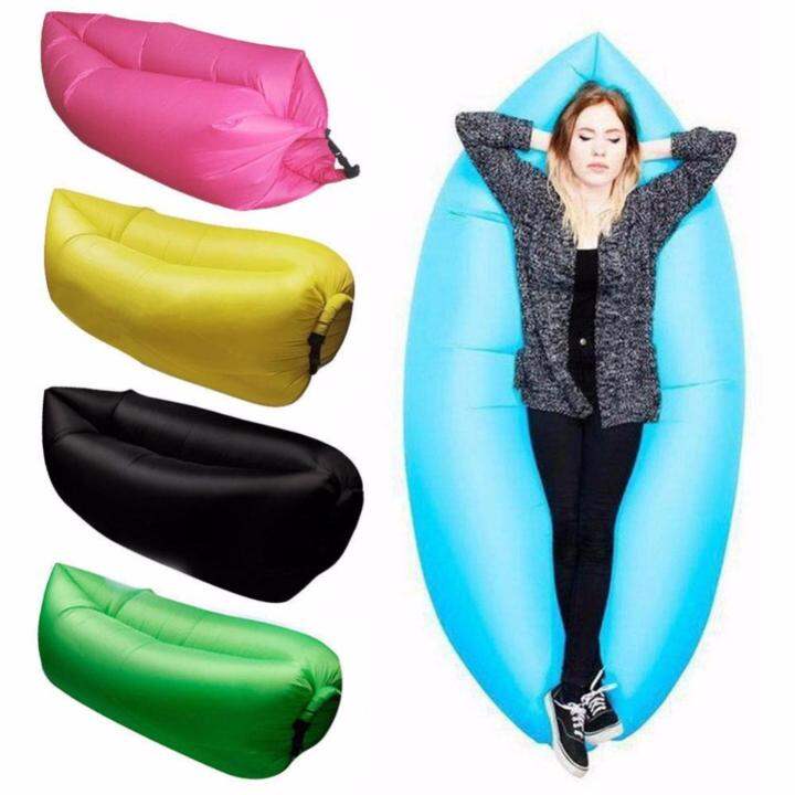 Lazy Bag Sofa Angin Portable Ringan Praktis Untuk Travelling | Lazada ...