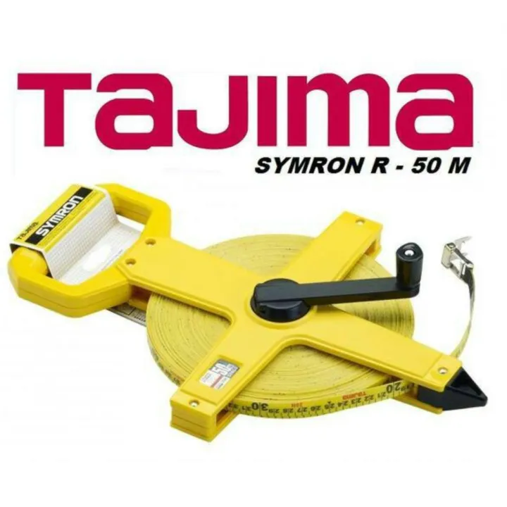 50 Meter Tajima SYMRON R Rol Roll Tape Open Reel Meteran Tarik Tancap ...