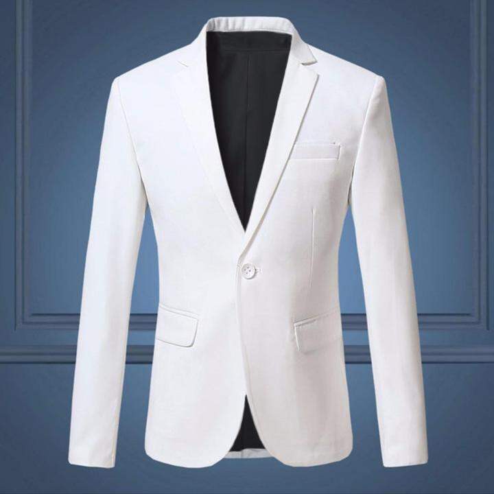 Jas Cowok - Jas Executive Style Men - White | Lazada Indonesia