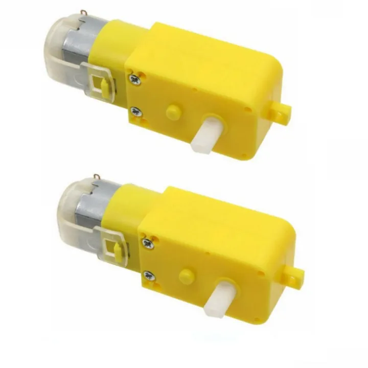 2pcs Motor Dinamo DC Gearbox 3V~6V Kuning mobil smart car Dinamo Robot ...