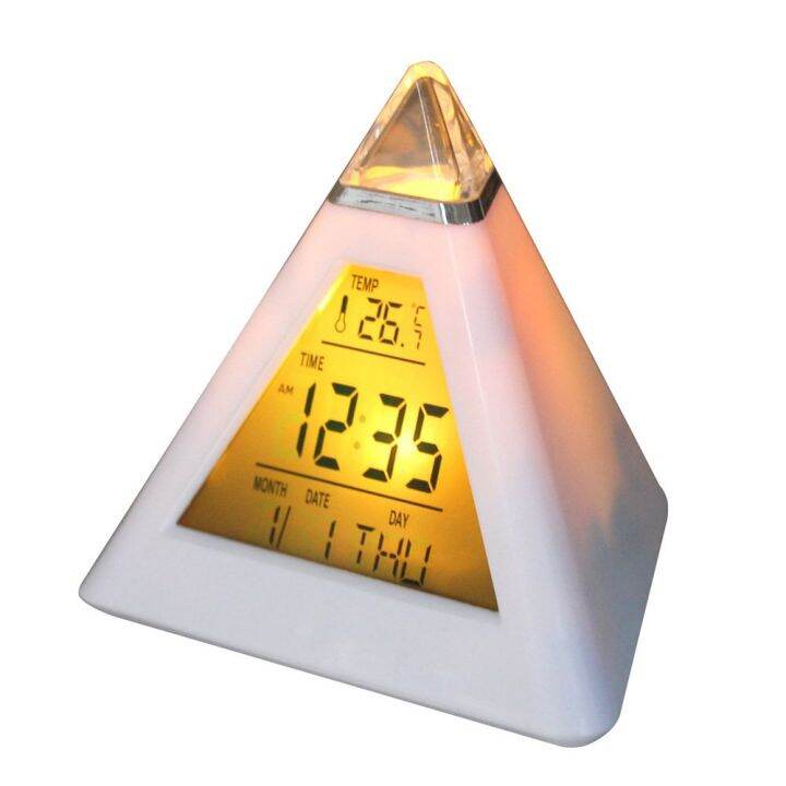Digital Color Changing Pyramid Clock - JK-8082 | Lazada Indonesia