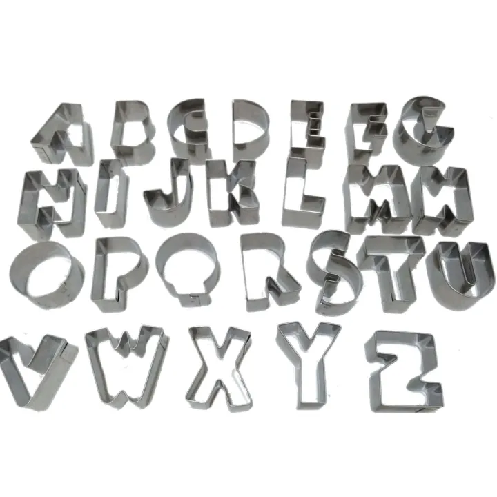 Cutter Cookies Bentuk Huruf / Alfabet | Lazada Indonesia