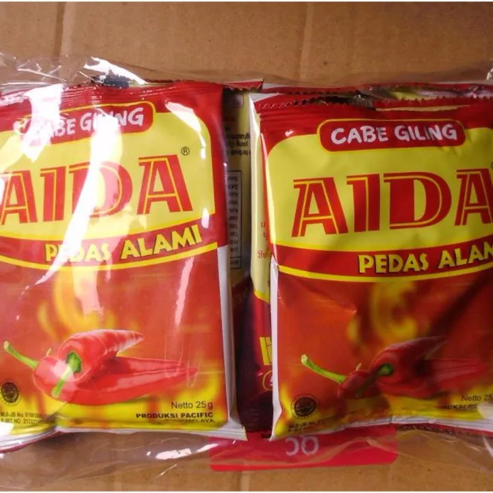 Cabe Giling Bubuk Isi 10 Sachet 25 Gram Murah | Lazada Indonesia