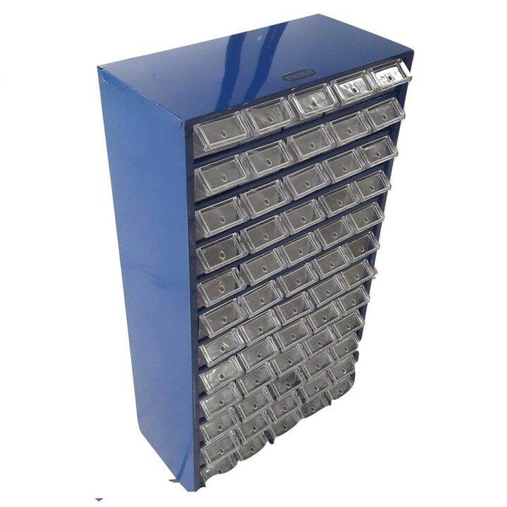 Rak Komponen Besi 60 Slot Organizer Tempat Box Kotak Lemari Perkakas ...