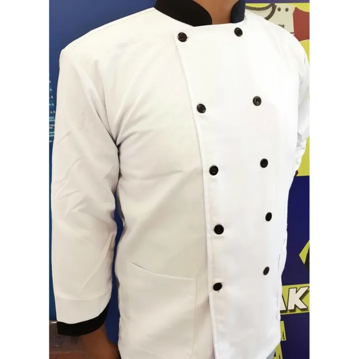 Seragam Baju Koki, Seragam Baju Chef Lengan Panjang | Lazada Indonesia