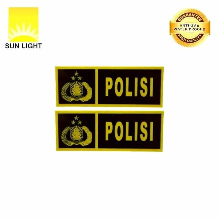 STIKER SIGN PLAT POLISI | Lazada Indonesia