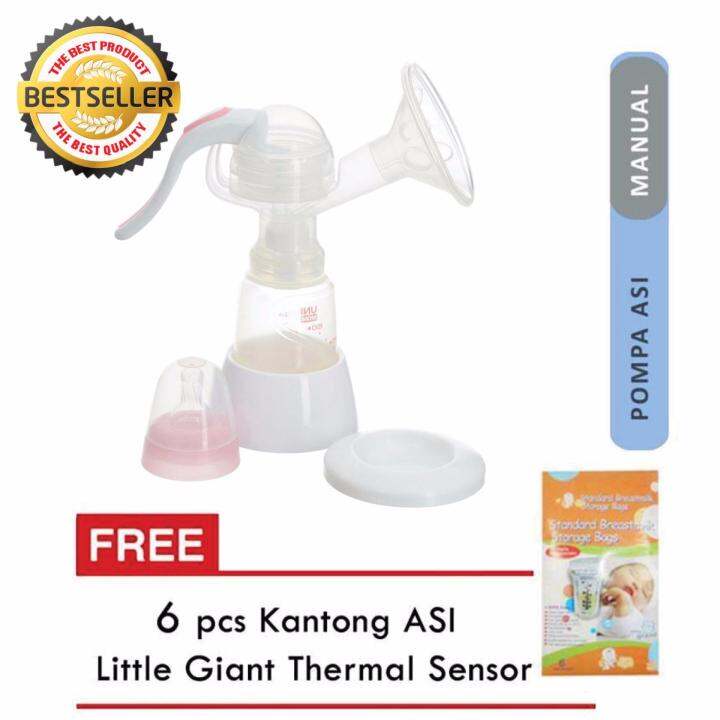 Unimom Mezzo Alat Pompa ASI Manual Breast Pump (Gratis 6 buah Plastik ...